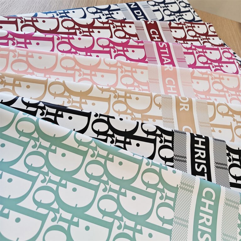 Luxury Design Dior Wrapping Paper for Flower Bouquets