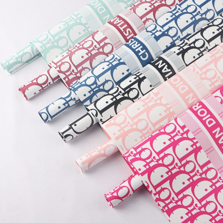 Luxury Design Dior Wrapping Paper for Flower Bouquets