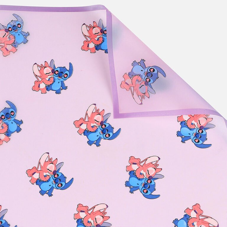 Lilo & Stitch Flower Wrapping Paper for Bouquet Packaging