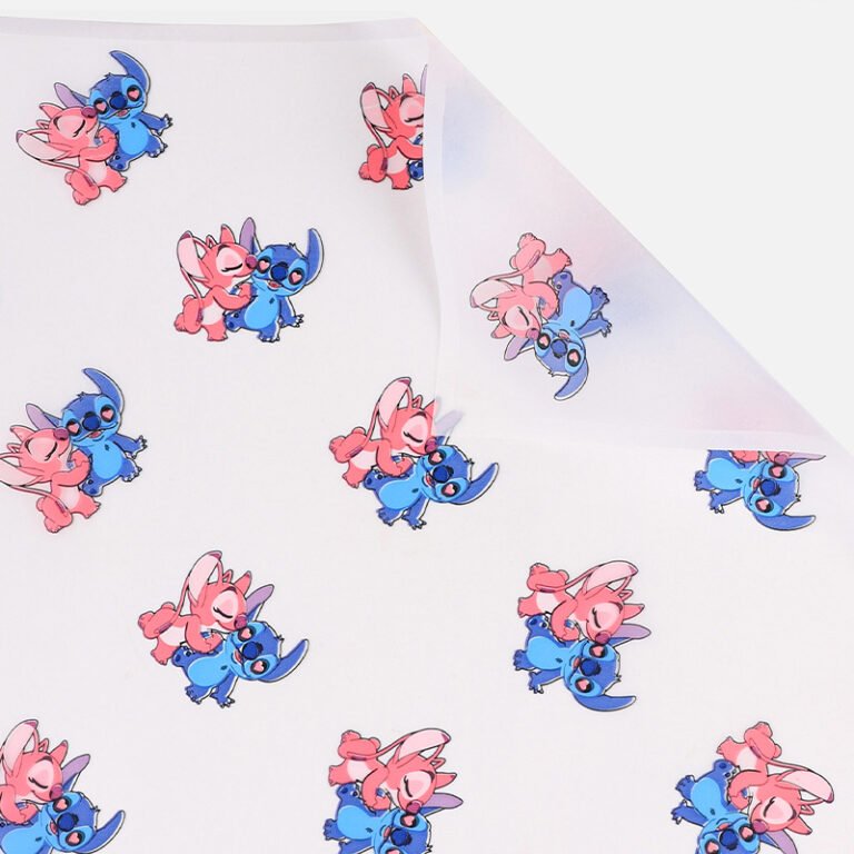 Lilo & Stitch Flower Wrapping Paper for Bouquet Packaging