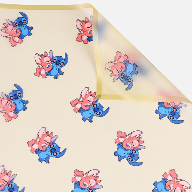 Lilo & Stitch Flower Wrapping Paper for Bouquet Packaging