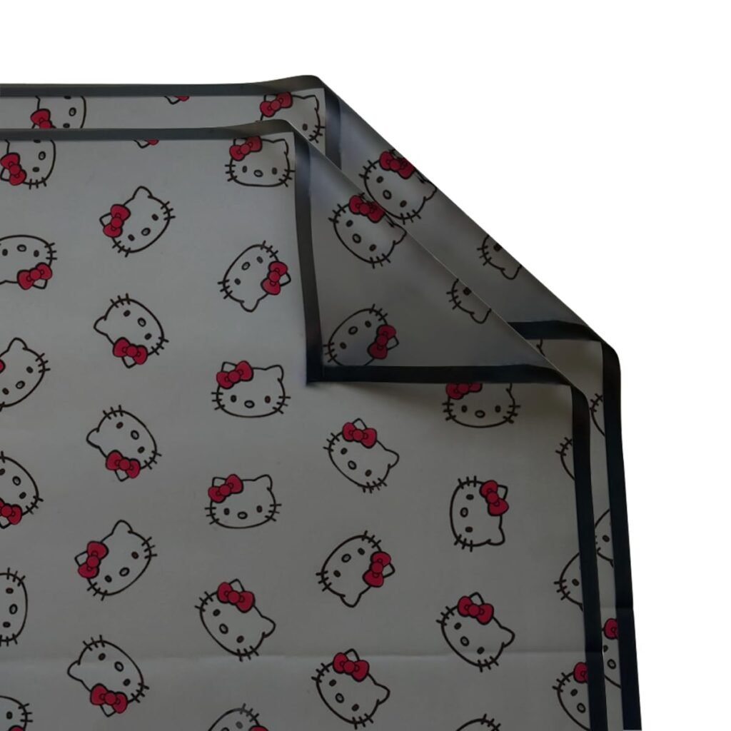 White Hello Kitty Floral Paper Bouquet Wrapping for Birthday