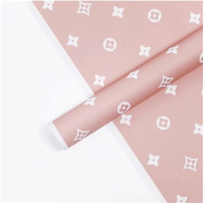 LV Four-Leaf Luxury Designer Wrapping Paper For Flower