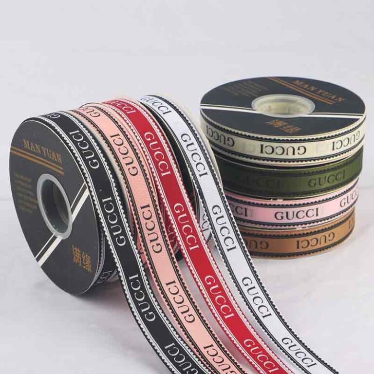 Gucci Ribbon Design for Luxury Gift & Floral Packaging