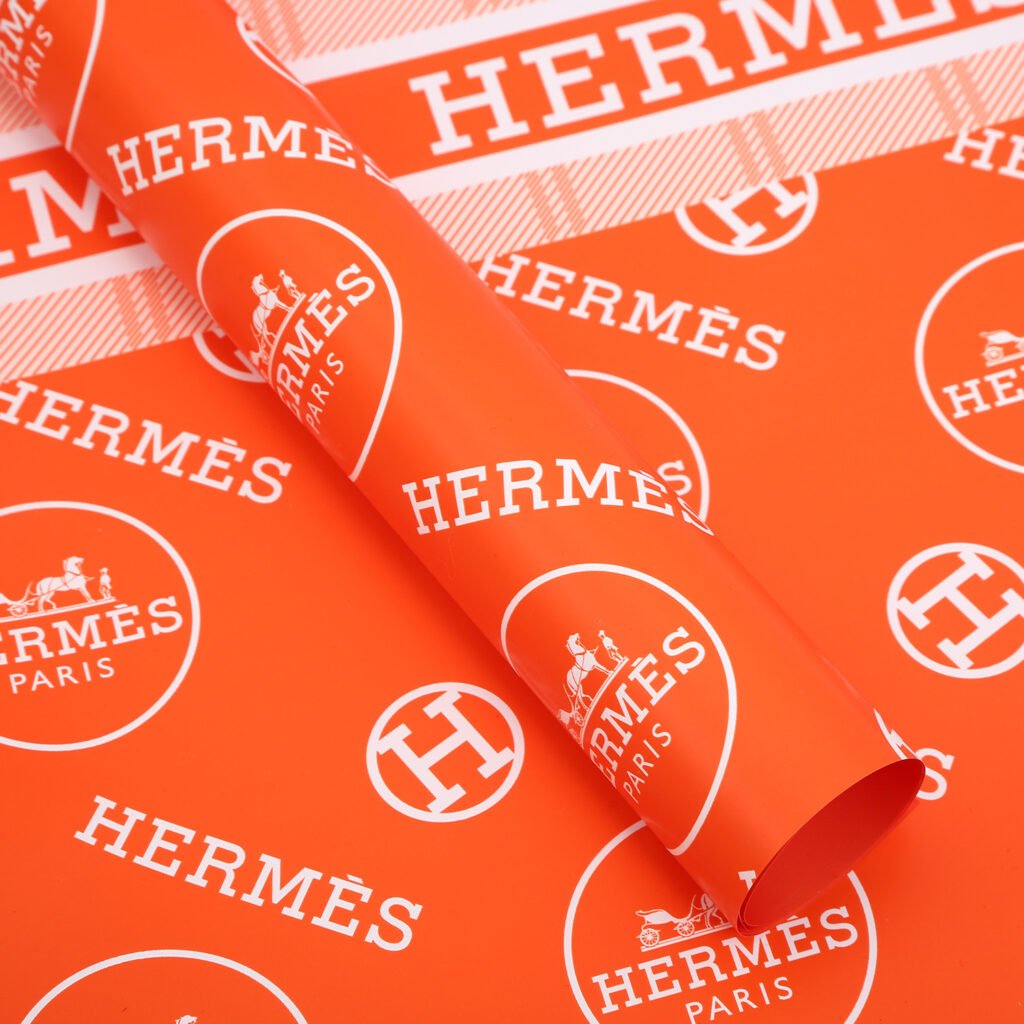 Hermes Wrapping Paper Luxury Floral Wrap for Flowers