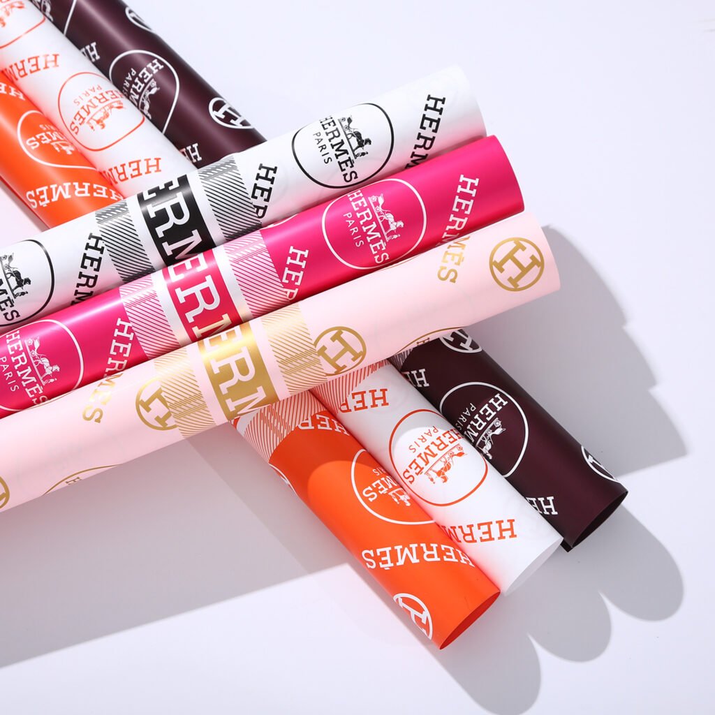 Hermes Wrapping Paper Luxury Floral Wrap for Flowers