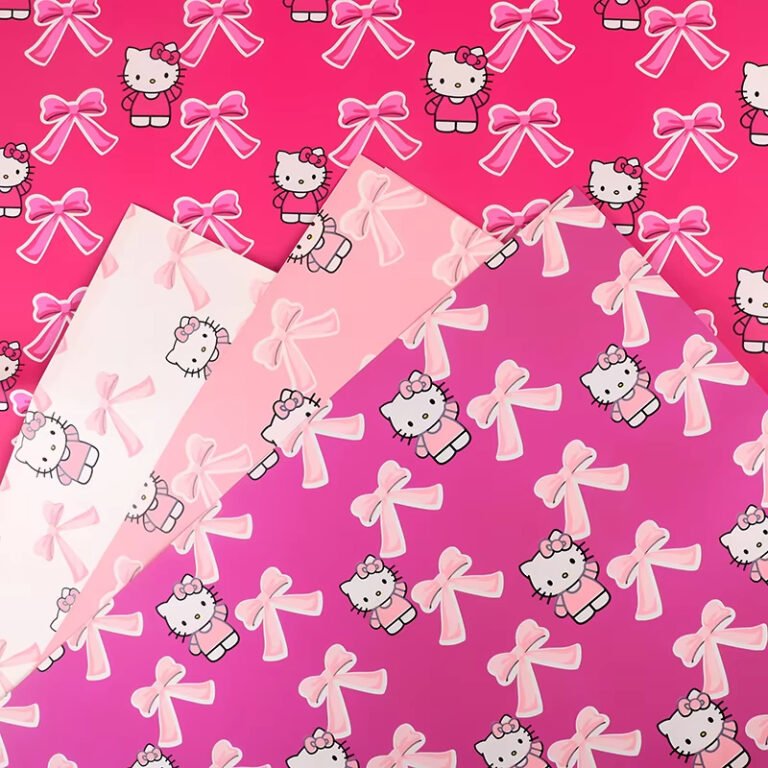 Hello Kitty Butterfly Wrapping Paper for Flower Bouquets