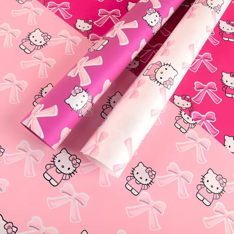 Hello Kitty Butterfly Wrapping Paper for Flower Bouquets