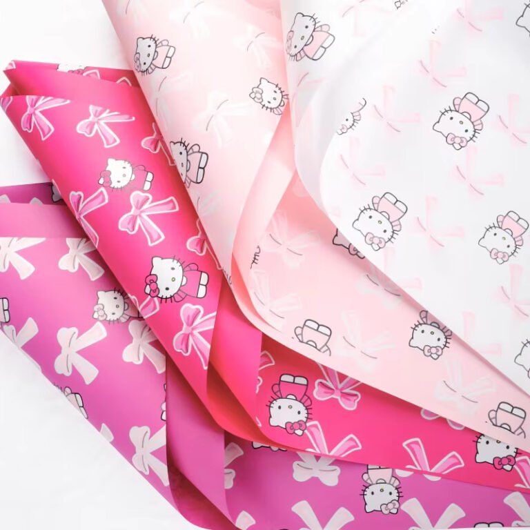 Hello Kitty Butterfly Wrapping Paper for Flower Bouquets