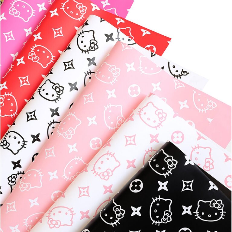 Cute Hello Kitty Paper Wrapping for Gift Packaging
