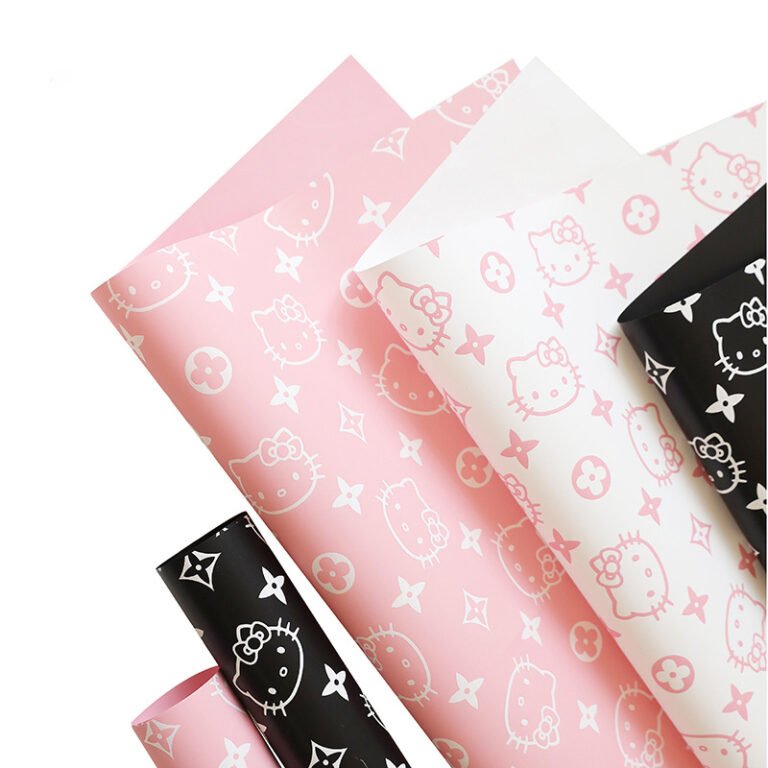 Cute Hello Kitty Paper Wrapping for Gift Packaging