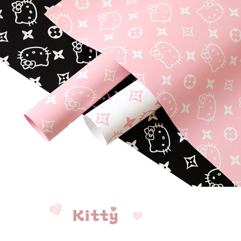 Cute Hello Kitty Paper Wrapping for Gift Packaging