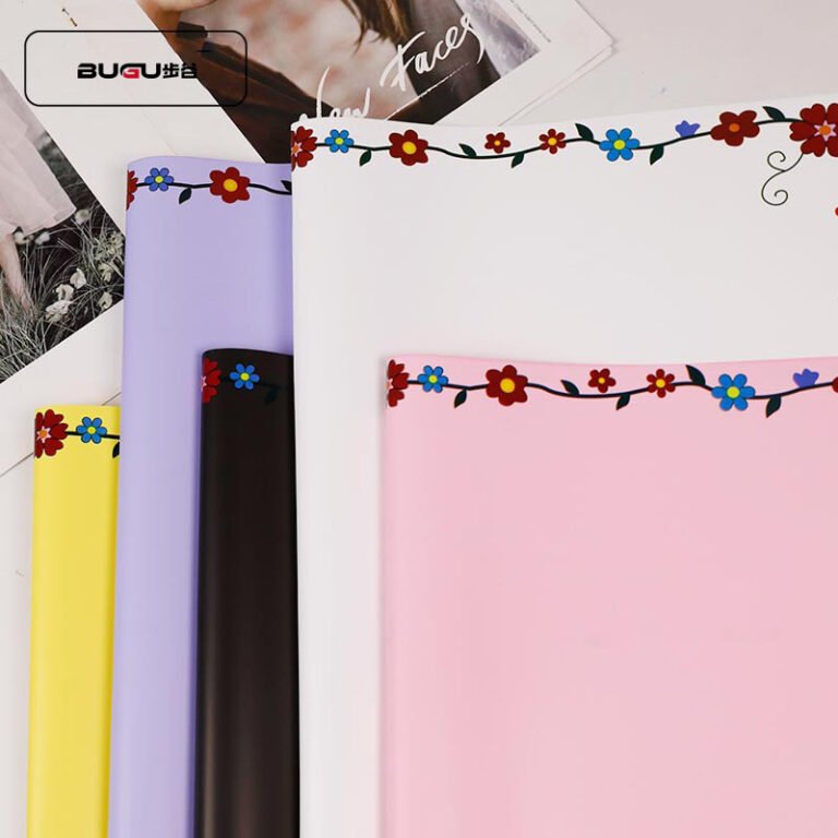 Small Floral Border Edge Wrapping Paper for Bouquets