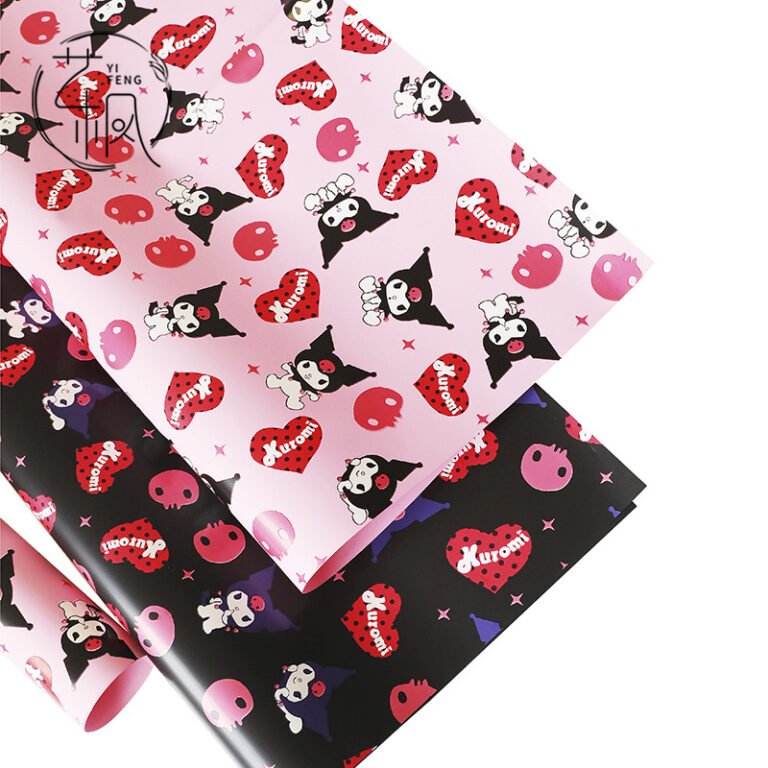 Hello Kitty Kuromi Wrapping Paper for Gift Packaging