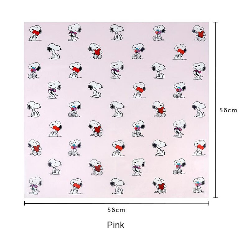 Cartoon Snoopy Wrapping Paper for Flower Bouquets