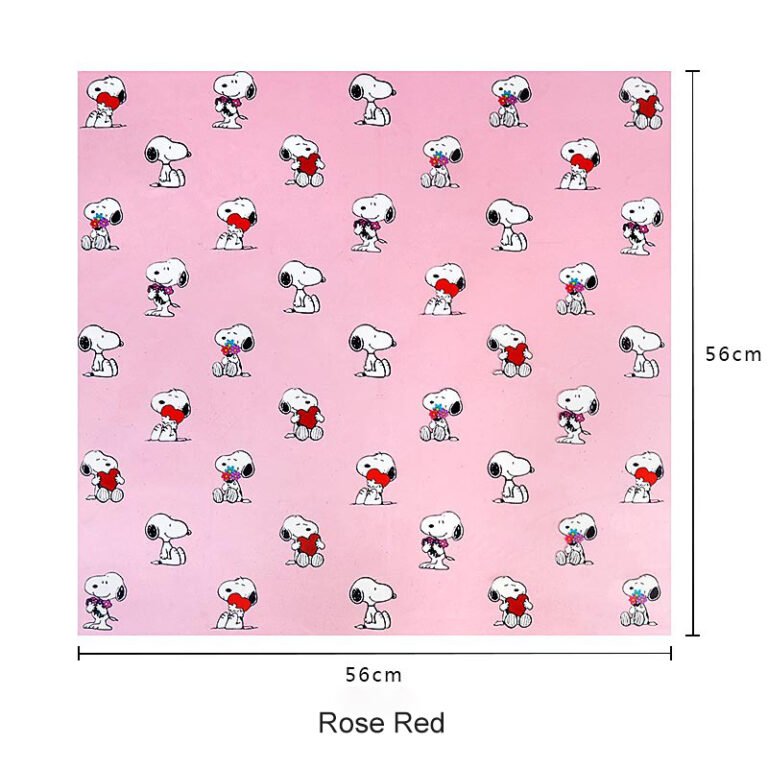Cartoon Snoopy Wrapping Paper for Flower Bouquets